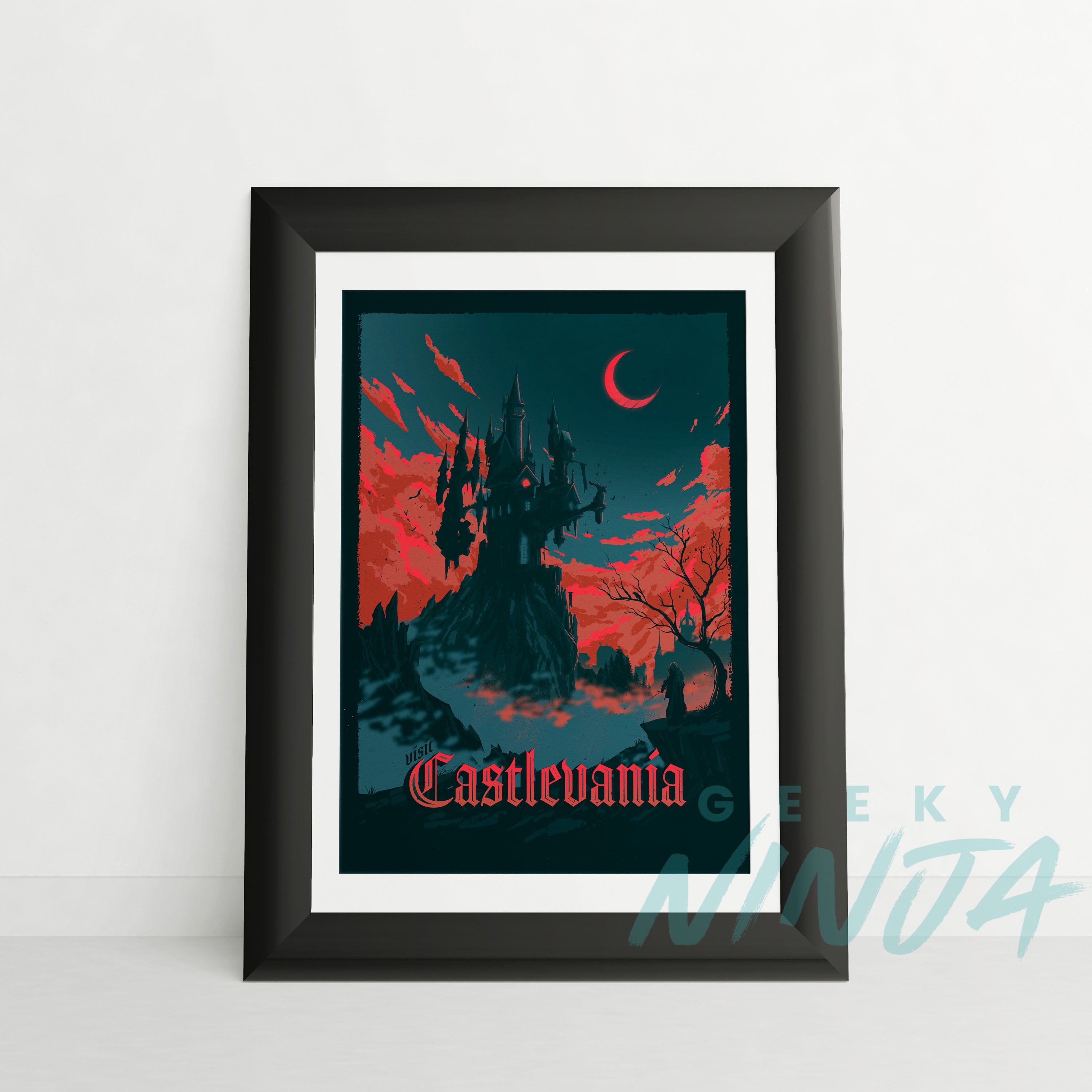 Castlevania Travel Poster - Castlevania Vintage Travel Poster Art ...