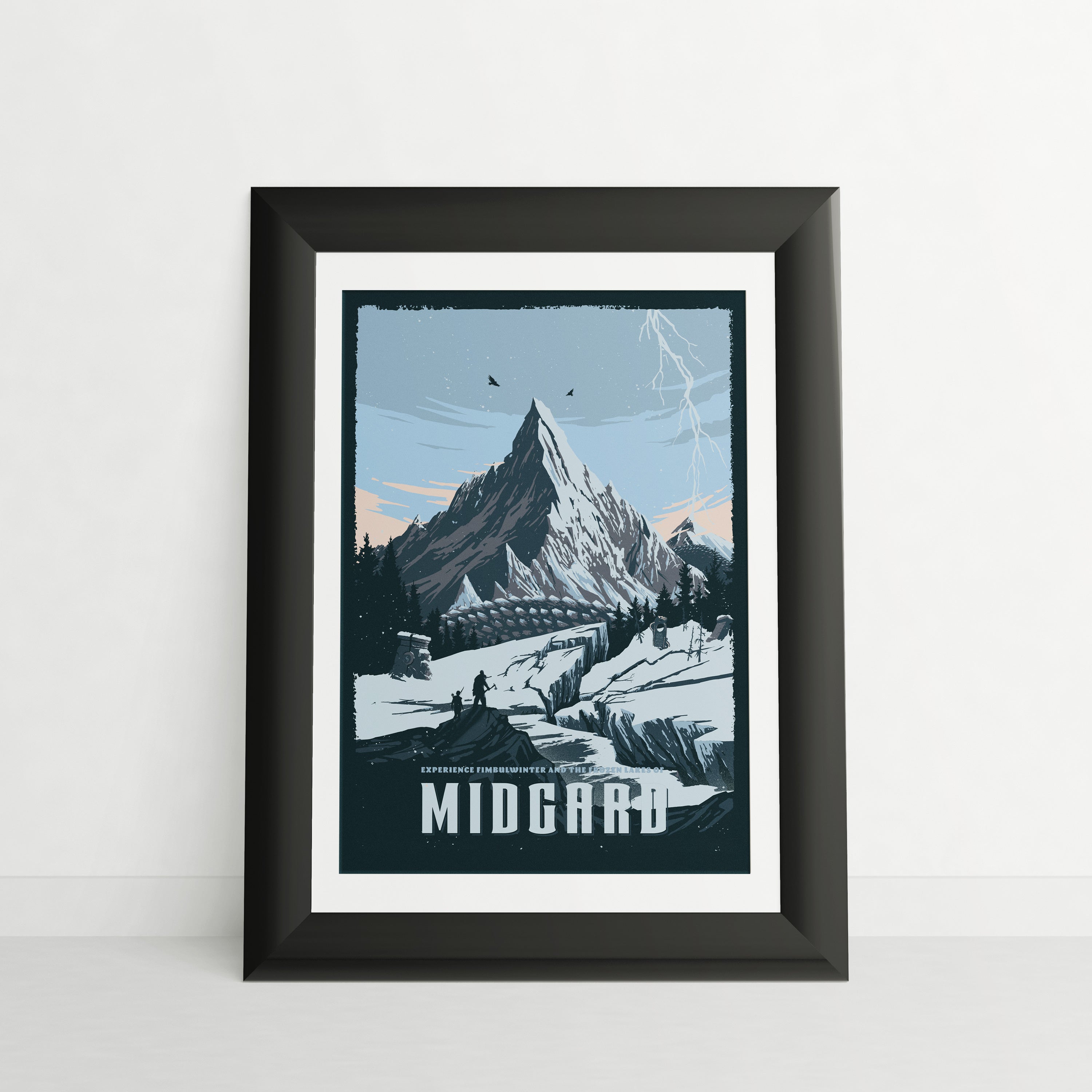 Midgard Travel Poster - God of War Poster Art – Geeky Ninja
