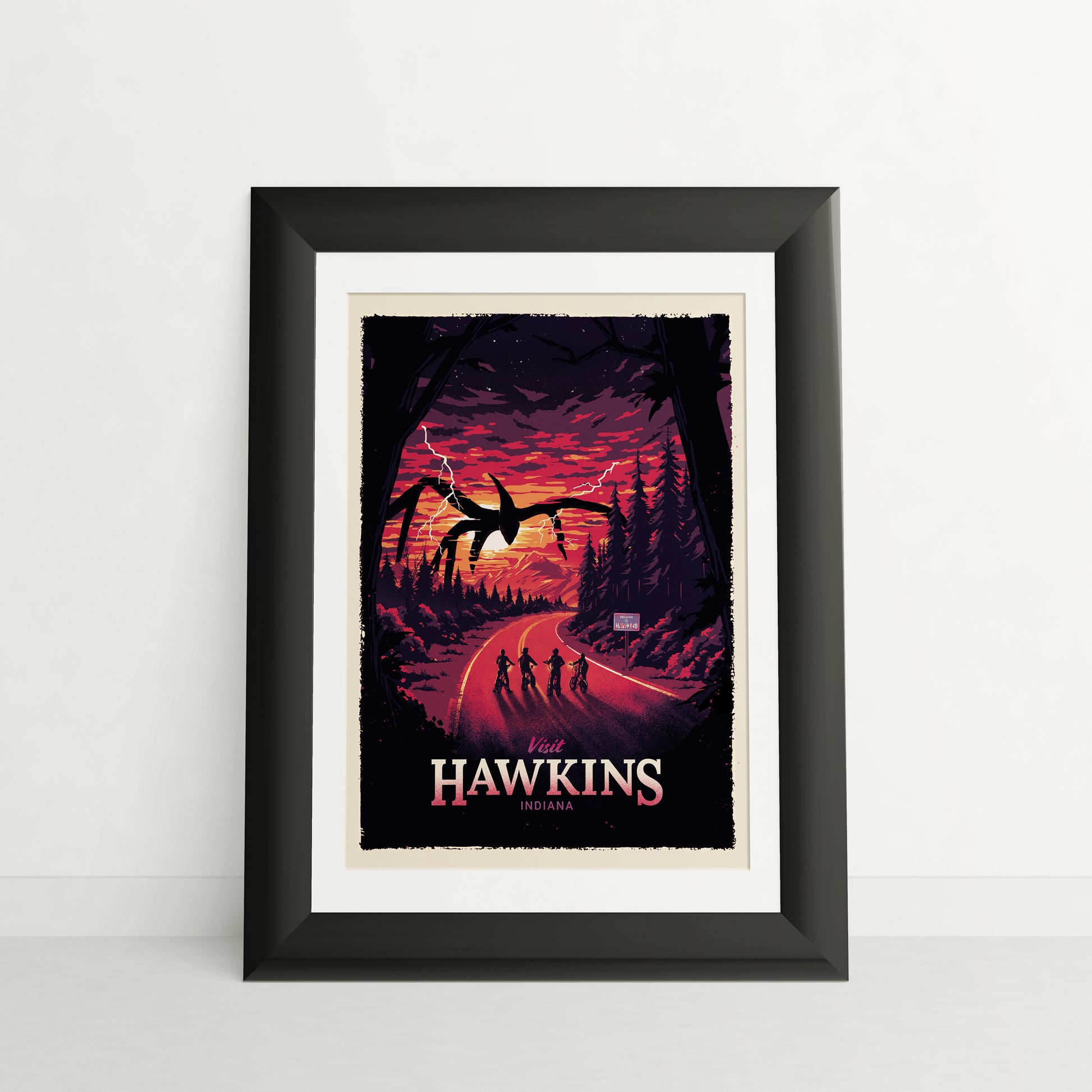 Visit Hawkins - Vintage Travel Poster Art – Geeky Ninja